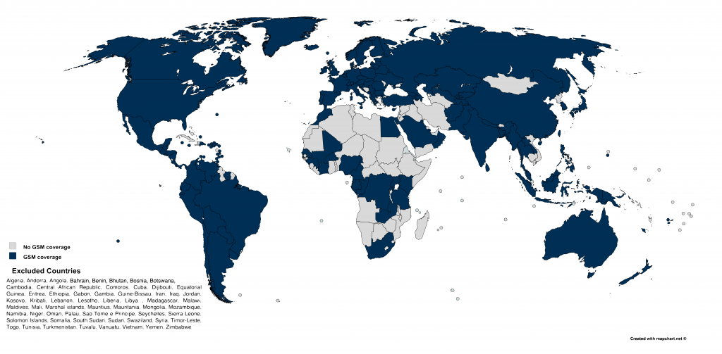 4g Map Of The World - Map