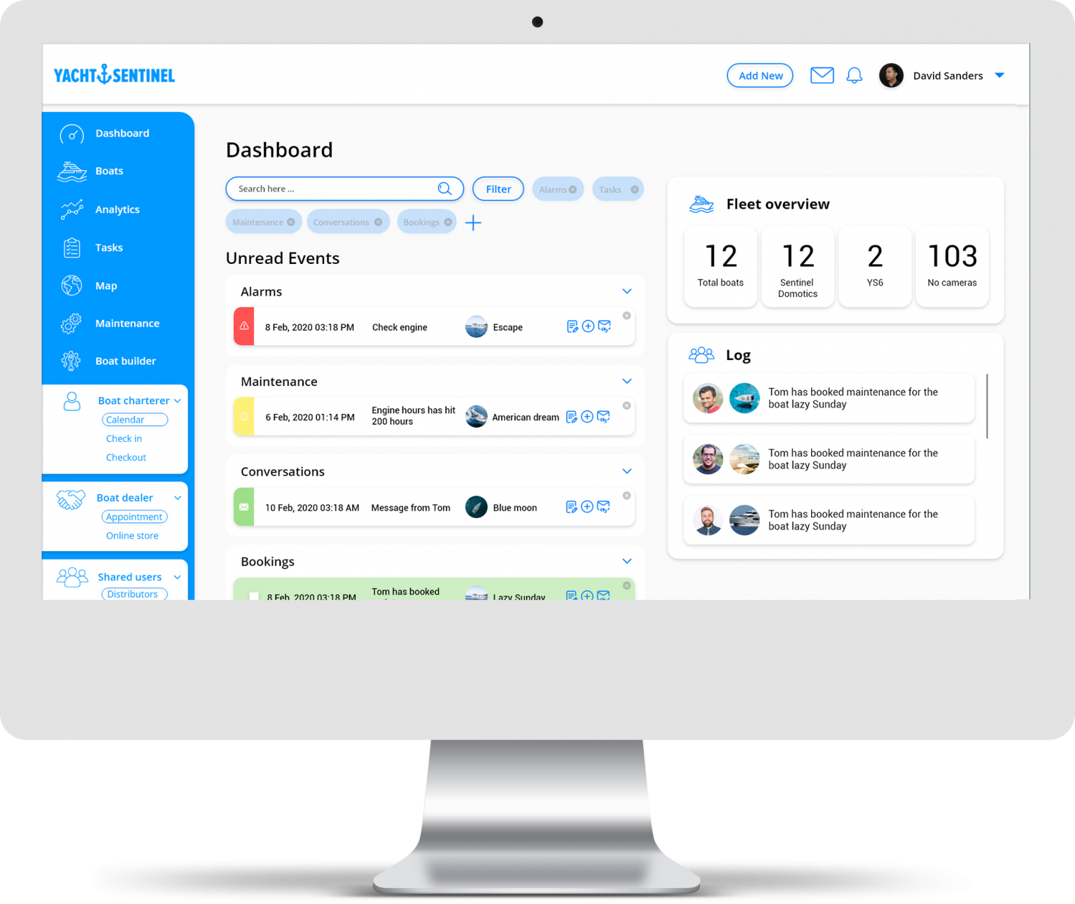 Yacht Sentinel ‣ Smart boat technology